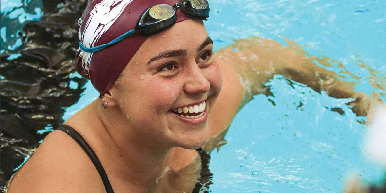 The Peddie School | 5 Questions with Oberlin Swim Captain Audrey Weber ...